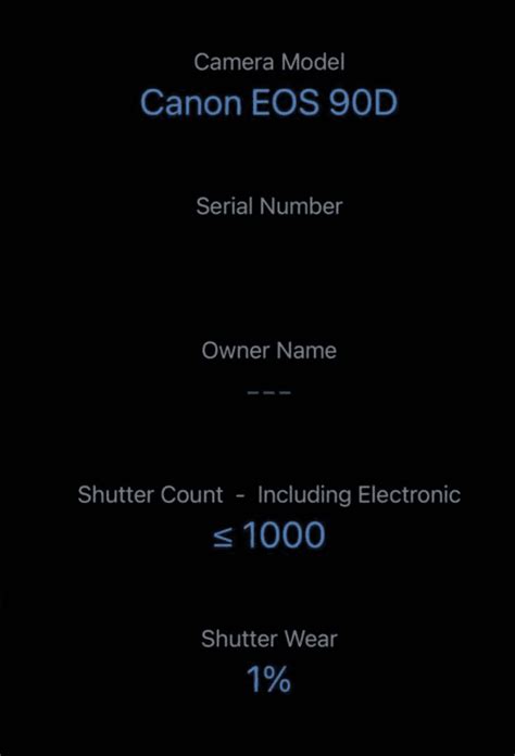 How To Check Canon EOS D Shutter Count A Simple Guide Jessica Withey Photography
