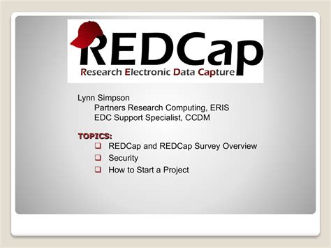 REDCap Research Electronic Database Capture