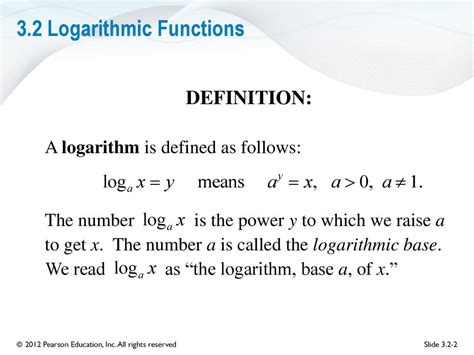 Logarithmic Functions - ppt download