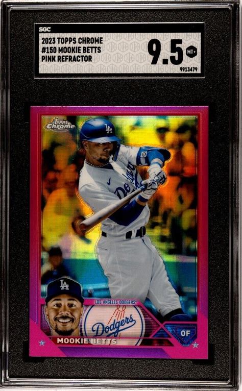 2023 Topps Chrome Pink Refractor 150 Mookie Betts For Sale Online EBay