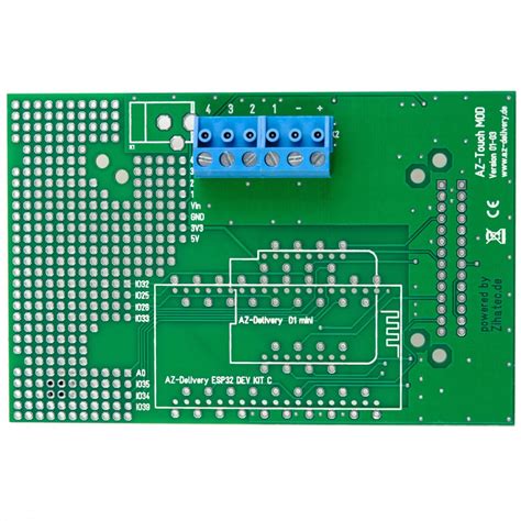 Az Touch Mod Smart Home Wandgehäuseset Mit 24 Tft Lcd Touchscreen