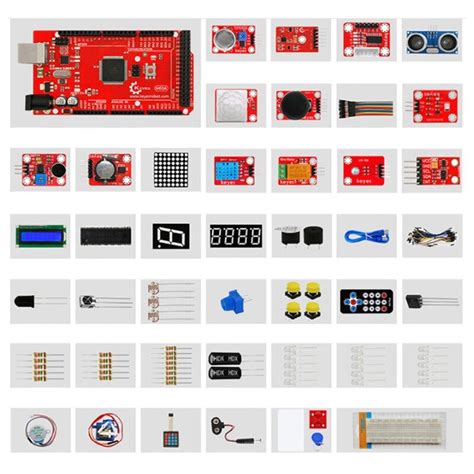 Iot 키트 프로그래밍 개발 키트 Mege2560 개발 보드 Arduino용 센서 모듈 브레드 보드 Diy 게임 컴퓨터