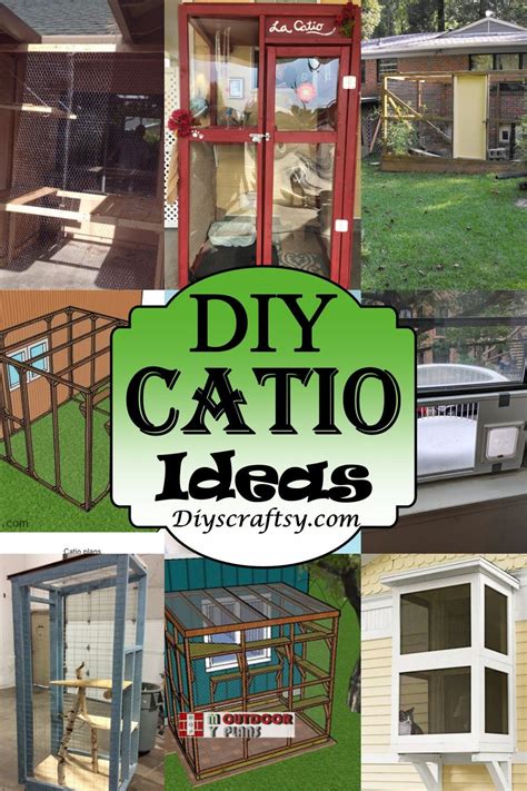 22 Easy Diy Catio Ideas And Plans Diys Craftsy Outdoor Cat