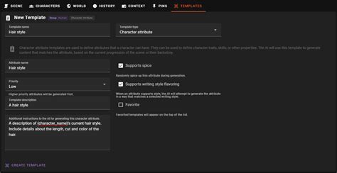Character Attribute Talemate Documentation