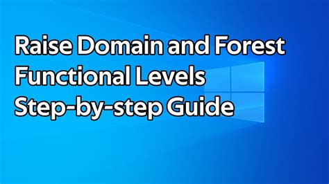 Check Your Domain Functional Level The Ultimate Guide 2024 Answer Hubblog