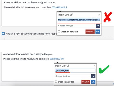 How To Fix A Broken Workflow Email Link Snapforms Resources FAQs