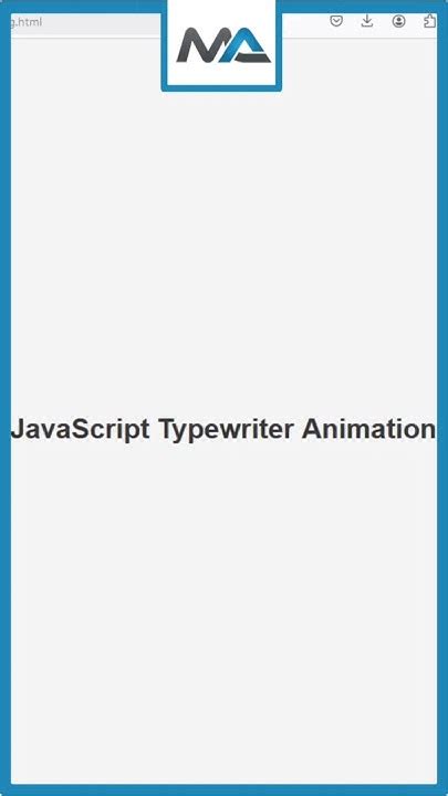 Create A Typewriter Animation In 60 Seconds ⏳ Html Css Javascript Shorts Youtube