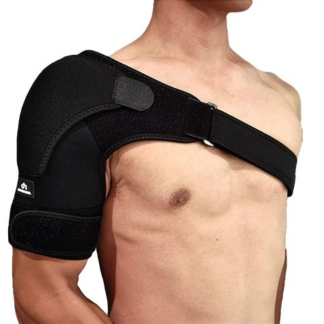 Shoulder Brace Adjustable Compression Sleeve Torn Rotator Cuff Men