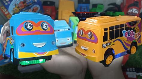 Unboxing Mencari Mainan Bus Tayo Robocar Poli Amber Helly Dan Roy
