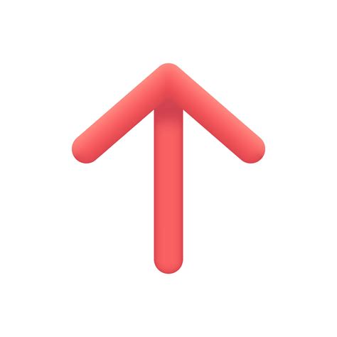 Realistic Up Arrow 3d Icon Design Illustrations 7802412 Vector Art At Vecteezy