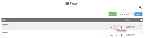 How To Modify A Web Site Header And Footer N C Kb