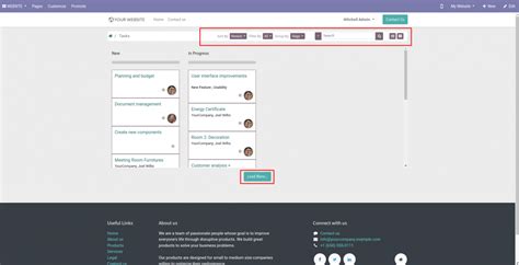 Guide For Odoo Website Project Kanban View Webkul Blog
