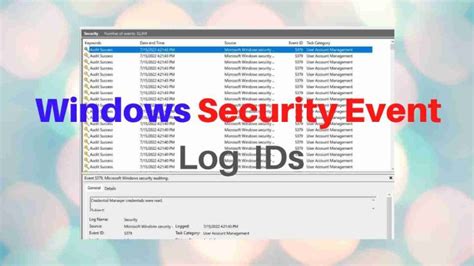 Techsbucket Windows Security Event Log Ids