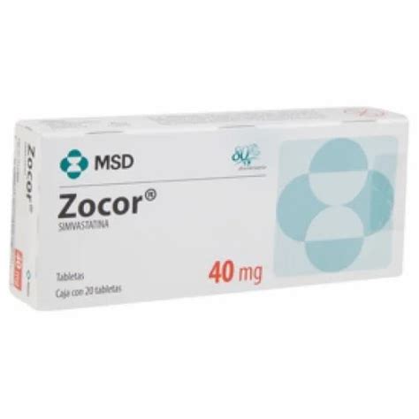 Zocor 40 Mg Tablets Simvastatin 40mg At Rs 210stripe In Surat Id