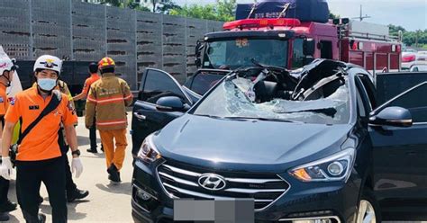 가족 타고 있던 승용차 덮친 화물차정비불량으로 정비사 입건