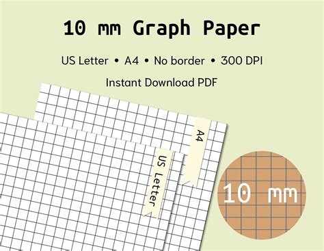 Mm Graph Paper PDF Etsy