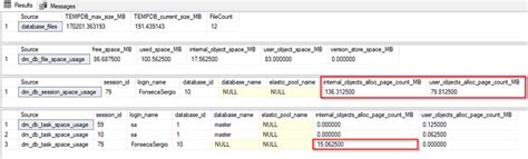 Azure Sql Db And Tempdb Usage Tracking Microsoft Community Hub