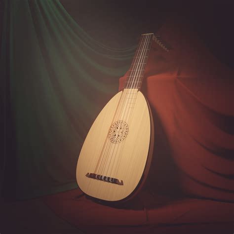 The Renaissance Lute Finished Projects Blender Artists Community