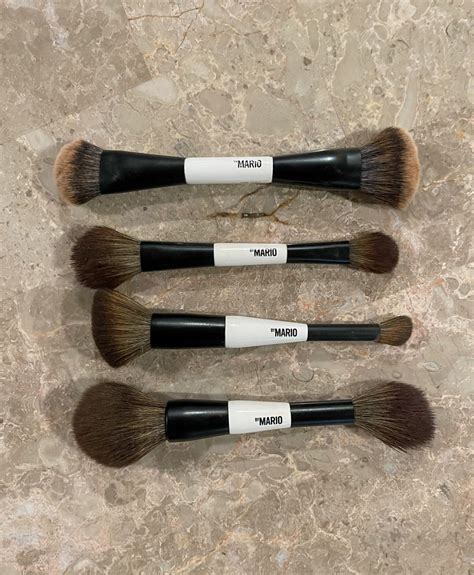 Fashion Look Featuring Makeup By Mario Face Brushes And Applicators And