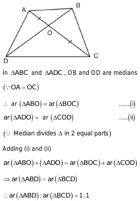 37 In Quadrilateral ABCD Diagonals AC And BD Intersect At O Such That