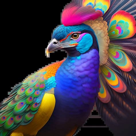 Foto Colorida De Pavo Real