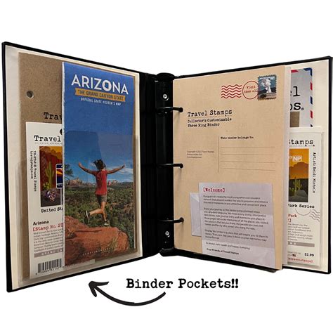 Build Your Own Binder Travel Stamps