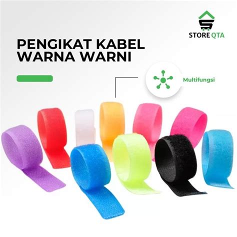 Jual Alat Pengikat Perapi Penggulung Kabel Warna Warni Praktis Shopee