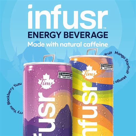 Tim Hortons Infusr™ Energy Beverages Are Here Enjoy A Sparkling Energy