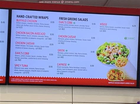 Online Menu Of Earl Of Sandwich Restaurant Elk Grove California