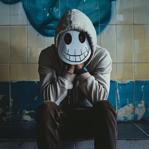 Download Ai Generated Mask Smile Royalty Free Stock Illustration