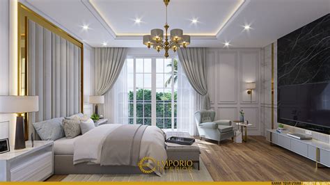 Desain Kamar Tidur Interior Rumah Ibu Selvy Di BSD Tangerang Selatan