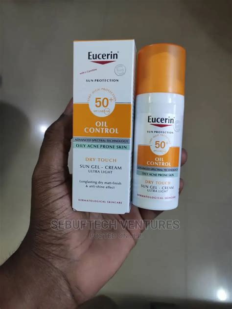 Eucerin Oil Control Sunscreen Spf 50 Oily Acne Prone Skin In Isolo