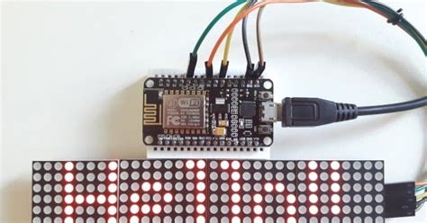 Módulo MAX7219 com ESP8266 NodeMCU Arduino e Cia Arduino Arduino projects Electronics