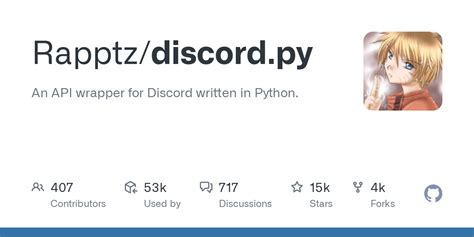 Github Rapptzdiscordpy An Api Wrapper For Discord Written In Python