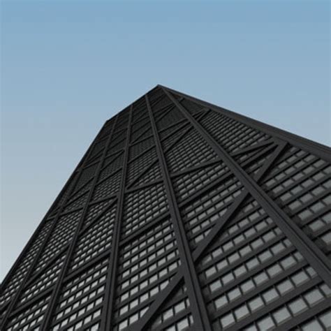 3d John Hancock Center Building Model