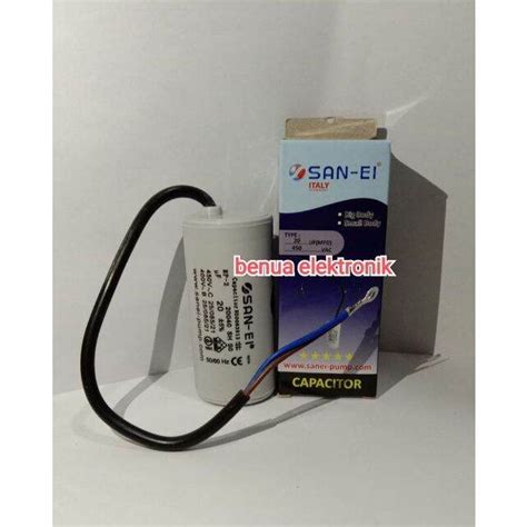 Murah 20 Uf BULAT 20uf 450 V SAN EI Capacitor Kapasitor Bulat