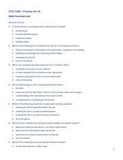 Ps Pdf Cpsc Practice Set Web Development Multiple