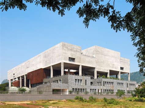 Mobile Offices Designs Brutalist Concrete Architecture School In India