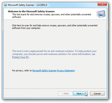 Increase System Security With Microsoft Safety Scanner