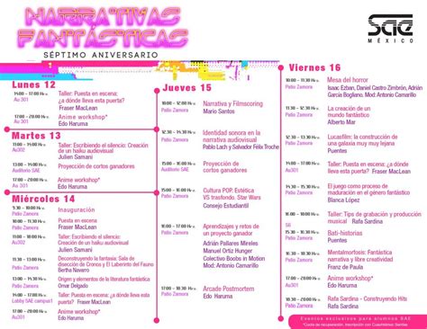 Conoce Las Actividades Del Aniversario Del SAE Institute Cine PREMIERE