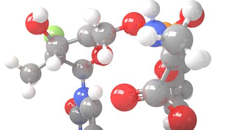 3d Sofosbuvir C22h29fn3o9p Molecular Structure Model Turbosquid 1746180