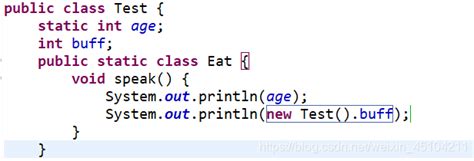 Java中的静态类和非静态类静态类 非静态属性 Java Csdn博客
