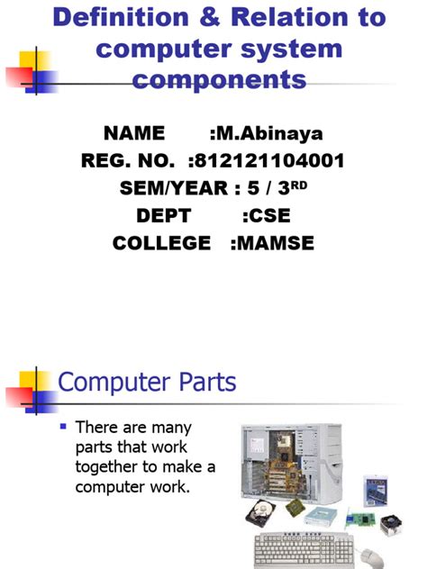 Cte I Computer Parts Pdf Graphical User Interfaces Computer Hardware