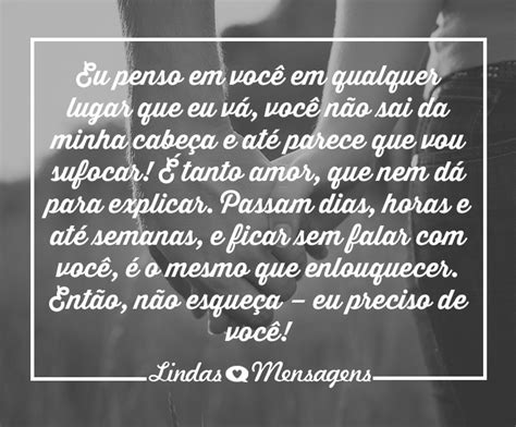 Eu Preciso De Você Lindas Mensagens