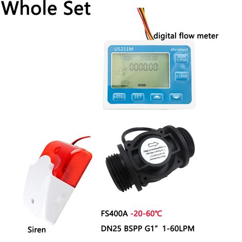 Us211ma Water Flow Meter Totalizer Alarmer And Pa6 Grandado