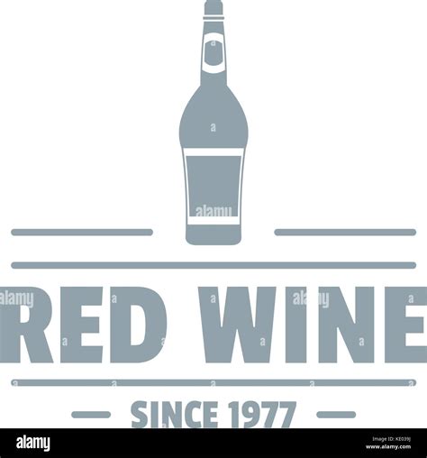Glass Wine Logo Simple Gray Style Stock Vector Image And Art Alamy
