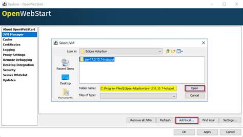6 The Java Runtime Environment Will Be Added