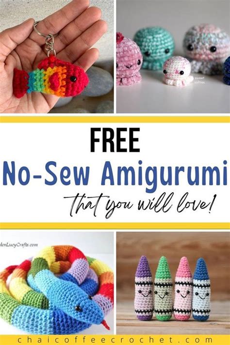 31 Free No Sew Amigurumi Patterns That You Will Love Cozy Crochet