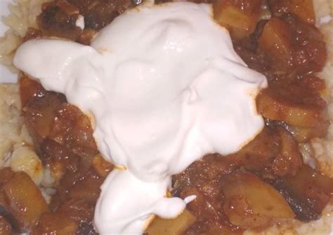 Tejfölös gombapörkölt nokedlivel Varga Erika receptje Cookpad receptek