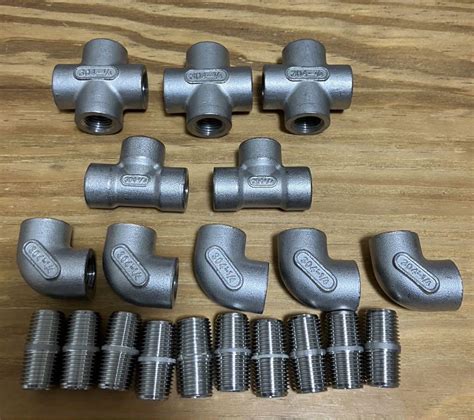 ☆新品未使用☆ 8a 1 4 ステンレス 配管継手 セット by メルカリ